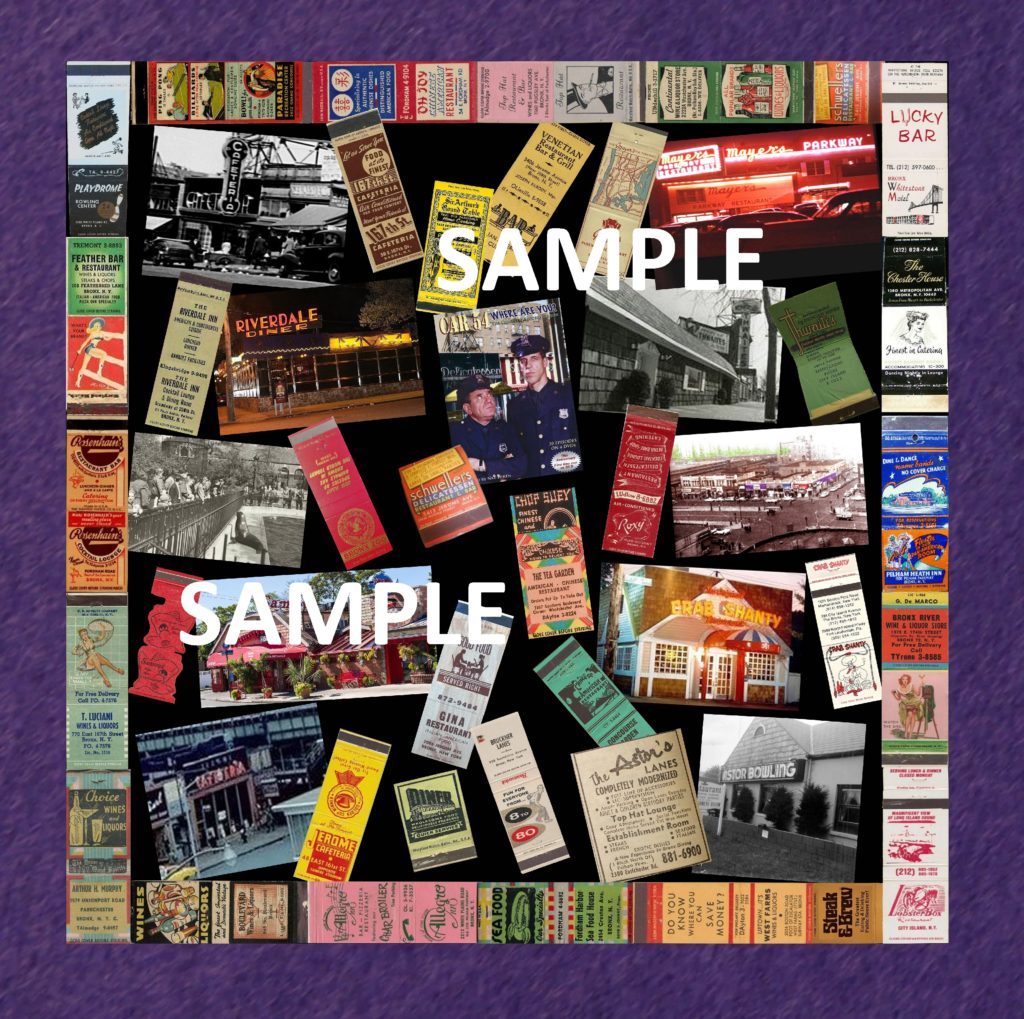 SPECIAL SALE: Matchbook Poster (unframed) | Back In THE BRONX