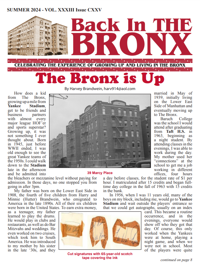 Back In THE BRONX – Issue 125 | Back In THE BRONX